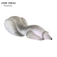 China Italian Design Teddy Bear Fabric Lounge Chair 195x105x80cm Custom Color for sale