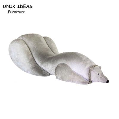 China Italian Design Teddy Bear Fabric Lounge Chair 195x105x80cm Custom Color for sale