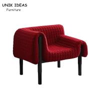 China Accent Single Seater Armchair Cuddle One Seater Couch Leather 15 kg 0.3 cbm for sale