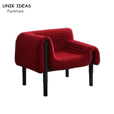 China Accent Single Seater Armchair Cuddle One Seater Couch Leather 15 kg 0.3 cbm for sale