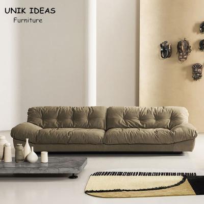 China Italian Minimalist 3 Seat Sofa Modular Chaise Lounge 2.2m Custom Fabric for sale