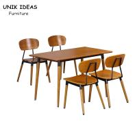 China Bent Plywood Dining Chair 79cm Retro Coffee Shop Restaurant Furniture Modern for sale