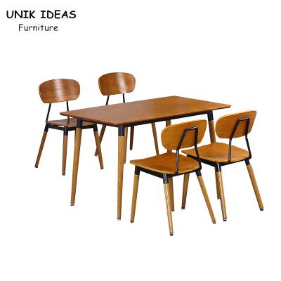 China Bent Plywood Dining Chair 79cm Retro Coffee Shop Restaurant Furniture Modern for sale