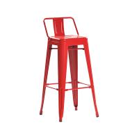China Colorful Retro Metal Cafe High Bar Stools 350 lbs Capacity for Restaurant Bar Dining for sale
