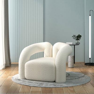 China Nordic 1 Seat Fabric Lounge Sofa Chair 83x80x70cm Custom Color Living Room for sale