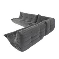 China Modular Living Room Sectional Sofa Set Leather Customizable 3-Seat for sale