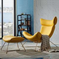 China Modern PU Leather Lounge Single Sofa Chair 92x85x100cm Custom Color for sale