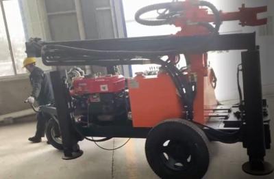 China Portable Trailer Type Water Well Drill Rig GL130T In Narrow Areas for sale