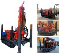 China Fully Hydraulic Water Well Drill Rig Compact Structure With Crawler Chassis for sale