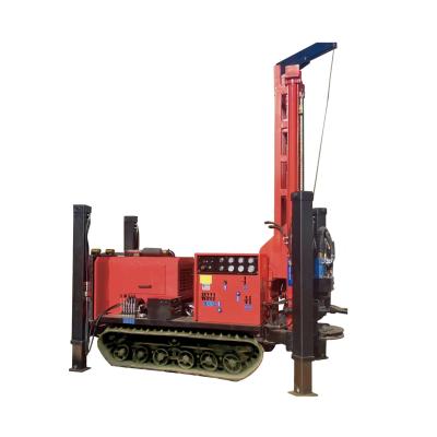 China Pneumatic Water Well Drill Rig Crawler Mounted For 180m Drilling for sale