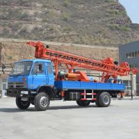 China 400 M Depth Borehole Rotary Water Well Drilling Rig Hydraulic Dth Truck Mounted for sale