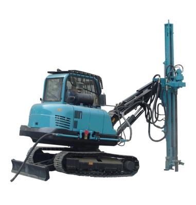 China Blasthole Rock Drill Rig , Top Hammer Drilling Rig Crawler Type For Blasting for sale