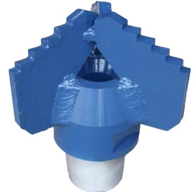 China 3 Wings Step Drilling Rig Tools Drag Bit 12 Inch With Tungsten Carbide for sale