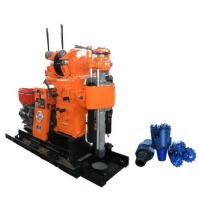 China Compact Structure Borehole Drilling Rig 250m Depth With Crawler Trailer Skid Type for sale