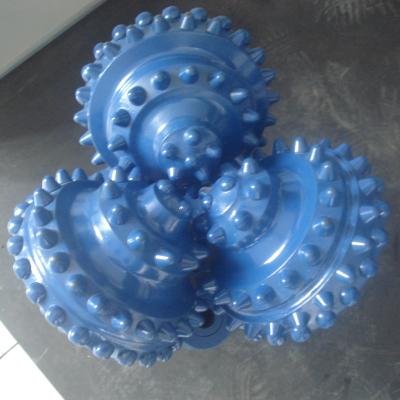 China IADC412 Rotary Tricone Rock Drill Bit For Air Mining Drilling for sale