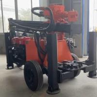 China Trailer Mounted Drill Rig Machines Portable For Water Well Drilling for sale