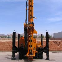China Industrial RC Drilling Machine , Crawler Water Well Drilling Rig With Vertical Mast for sale