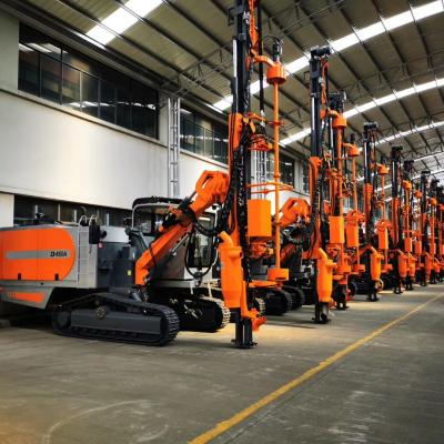 China Industrial Rock Drill Rig , Integrated Drilling Equipment With Air Compressor for sale
