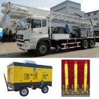 China 400m Drill Rig Machines Truck Mounted Water Well Borehole With Drilling Tools for sale