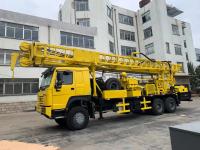 China 300m Borehole Drilling Rig Howo 6x4 Truck Chassis Rotary Table Type for sale