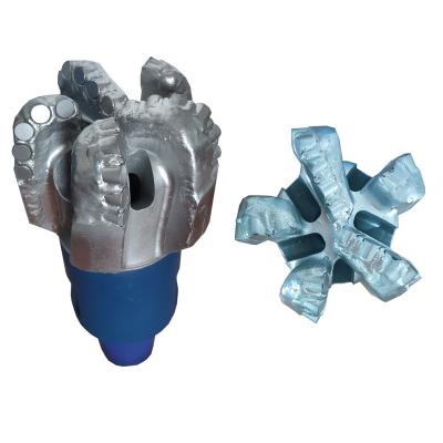 China Borehole Rock Drilling 165mm PDC Drill Bit With Fixed PDC Cutters And Hard Facing On Steel Body for sale