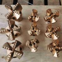 China Water Well Drag Pdc Drill Bits 165mm 3 Blade for sale