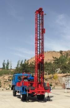 China CE Compact Truck Mounted Borehole Drilling Rig Machine 100m 150m 200m 300M 400M for sale