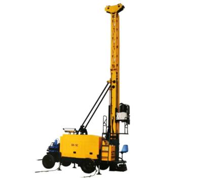 China GLDX-5C Geotechnical Sampling Mineral Exploration Drilling Rigs Hydraulic Trailer for sale