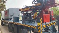 China 300m Deep Air Compressor And Water Well Drill Rig Integrated Truck for sale
