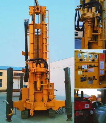 China GL400S 400m Deep Water Well Drill Rig Crawler Mounted Rotary Borehole for sale