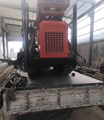 China Gl180r Water Well Drill Rig Rubber Crawler 180m Depth 138-203mm Hole Diameter for sale