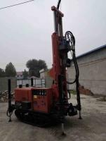 China Borehole GL-180R 180 Meters Water Well Drill Rig Full Hydraulic Rubber Crawler for sale