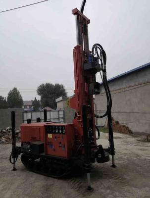China Borehole GL-180R 180 Meters Water Well Drill Rig Full Hydraulic Rubber Crawler for sale