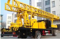 China Depth 400m Water Well Drill Rig Truck Mounted Borehole Machine With Autoloader for sale