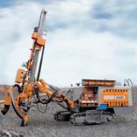 China Advanced 600 N.m Maximum Torque Rock Drill Rig With 33 M3 / Min Air Compressor for sale