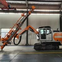 China Highly Productive DTH Integrated Rock Drill Rig Drill Pipe OD 114 Mm Optional 102 / 127 Mm for sale