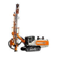 China Factory Sale Integrated DTH Surface Rock Drill Rig For Gold Mining / Cement Raw Material Mining for sale