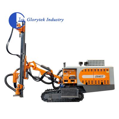 China D545T Integrated DTH Blasthole Rock Drill/Drilling Rig with High Efficiency Dry-Type Dust Collection System for sale