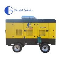 China GLORYTEK Portable Diesel Engine Driven Air Compressor with 31m3/min Air Output and 25bar Pressure for Industrial Use for sale