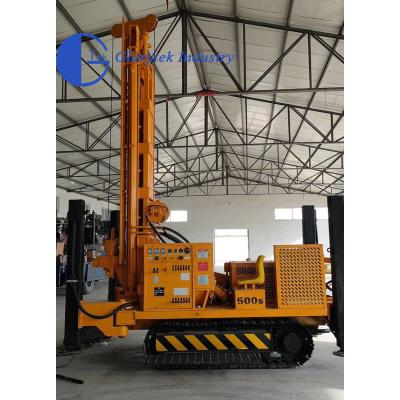 China GL500S Crawler Mounted Water Well Drilling Rig with 500m Depth and 153KW Diesel Engine for Agricultural Irrigation for sale