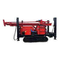 China GL350S Fully Hydraulic Track Mounted Water Well Borehole Drill Rig for 350m Depth Drilling for sale