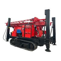 China GL350S Fully Hydraulic Track Mounted Water Well Borehole Drill Rig for 350m Depth Drilling for sale