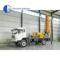 China 500m Depth Full Hydraulic 4X4 Truck Mounted Borehole Water Well Drilling Rig With Bw650 Mud Pump for sale