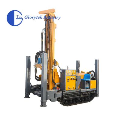 China GL180R Rubber Crawler Borehole Water Well Drill Rig Drilling 180M Depth for sale