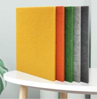 China 12mm Polyester Fiber Sound Absorption Panel Hotel Acoustic Panel Modern Design Style for sale