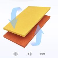 China 12mm Polyester Fiber Sound Absorption Panel Hotel Acoustic Panel Modern Design Style for sale