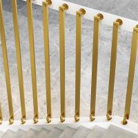 China Custom Aluminum Railing for Modern Apartment Stairs Balustrade 1.2m Height for sale