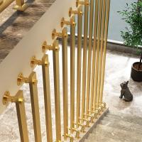 China Custom Aluminum Railing for Modern Apartment Stairs Balustrade 1.2m Height for sale