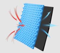 China Modern Sound Insulation Cotton Acoustic Panels for Office Building Soundproofing 1200x600mm for sale