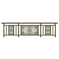 China Wall Mounted Modern Aluminum Stair Railing for Decks Outdoor Balcony 36 inch Height for sale